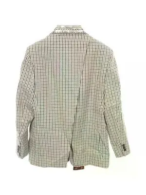 LOUIS VUITTON Checked Embellished Blazer