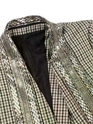 LOUIS VUITTON Checked Embellished Blazer