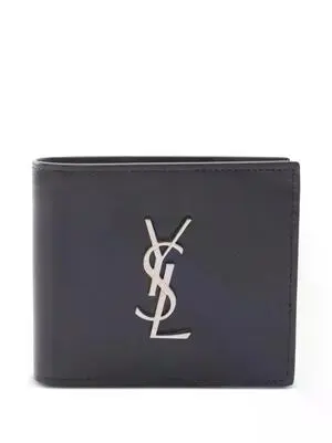 Saint Laurent 2020s Cassandre Bi-fold Wallet - Black