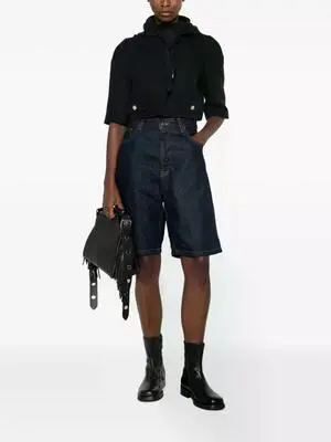Maje Cropped Short-sleeve Blazer