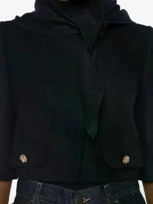 Maje Cropped Short-sleeve Blazer