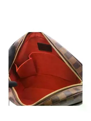 LOUIS VUITTON 2002 Gm Ipanema Damier Ebene Shoulder Bag