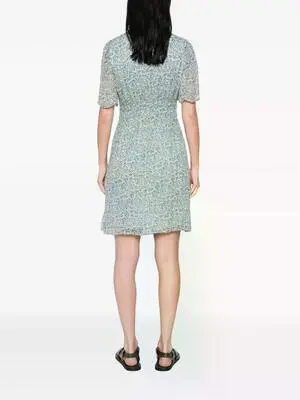 MAISON123 Balmana Floral Print Mini Dress
