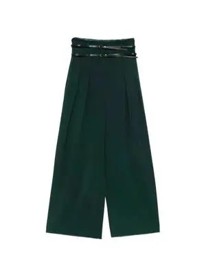 Liu Jo Belted Pleated Palazzo Pants
