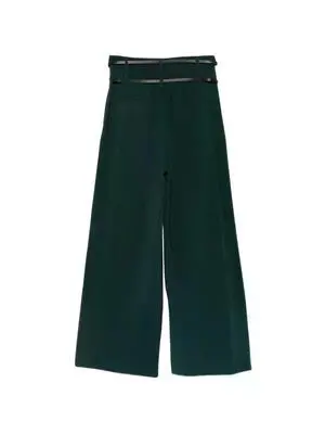 Liu Jo Belted Pleated Palazzo Pants