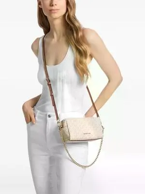 Michael Kors Monogram Print Shoulder Bag