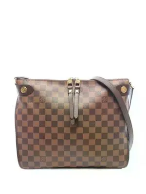 LOUIS VUITTON Damier Ebene Duomo Shoulder Bag