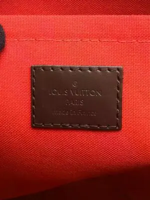 LOUIS VUITTON Damier Ebene Duomo Shoulder Bag