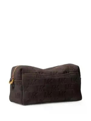 Michael Kors Bryant Small Logo-embossed Suede Convertible Crossbody Bag