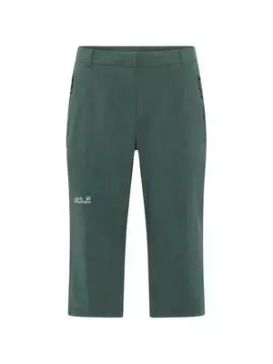 JACK WOLFSKIN Hikeout 3/4 Logo-print Trousers