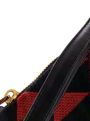 Prada Symbol Triangle Jacquard Mini Shoulder Bag