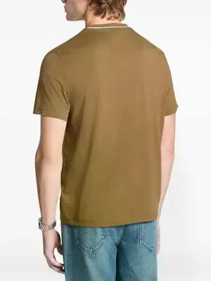 Michael Kors Logo Trim Cotton Jersey T-shirt