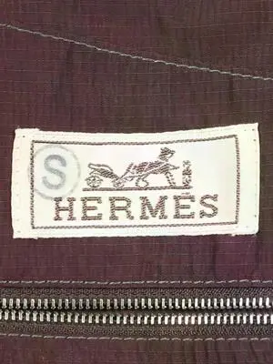 Hermès 2010s Clou De Selle Button Hooded Jacket