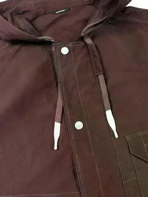 Hermès 2010s Clou De Selle Button Hooded Jacket