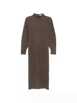Max Mara Balloon Sleeve Midi Dress