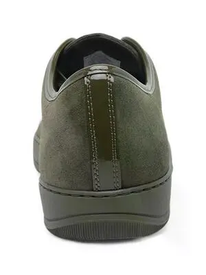 LANVIN Patent-toe Suede Sneakers