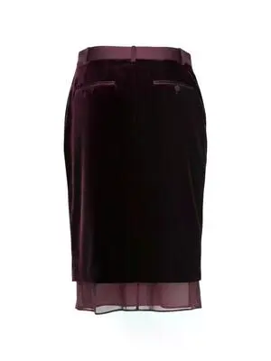 TOM FORD Layered Midi Skirt