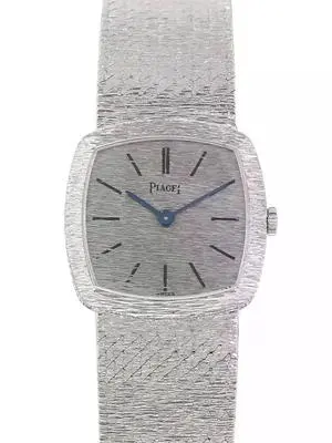 PIAGET 1970s Cushion-shaped White Gold Watch
