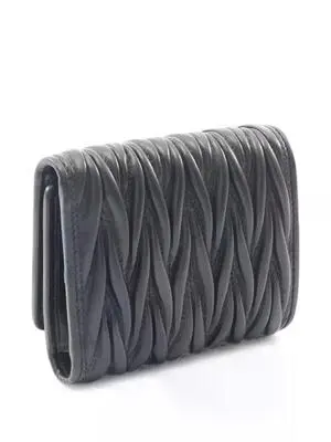 Miu Miu 2020s Matelassé Trifold Wallet