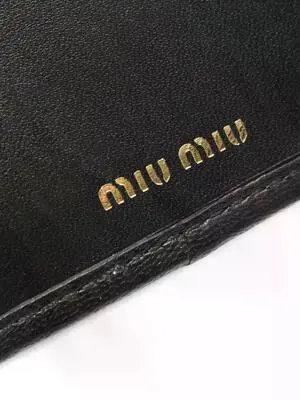 Miu Miu 2020s Matelassé Trifold Wallet