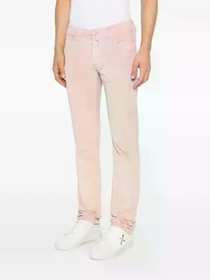 Jacob Cohen Bard Corduroy Skinny Trousers - Pink