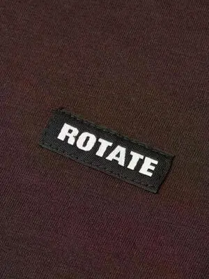 ROTATE BY BIRGER CHRISTENSEN Long-sleeve T-shirt - Brown