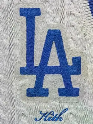 Kith X Los Angeles Dodgers Aiken Cable-knit Sweater Vest