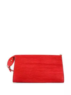 LOUIS VUITTON Pochette Accessoires Epi Leather Clutch Bag