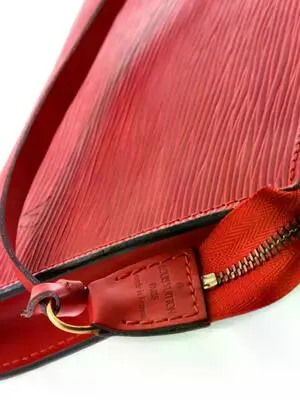LOUIS VUITTON Pochette Accessoires Epi Leather Clutch Bag