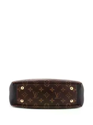 LOUIS VUITTON Monogram Canvas Pallas Tote Shoulder Bag - Black