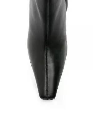 GIUSEPPE ZANOTTI Pointed-toe Leather Ankle Boots
