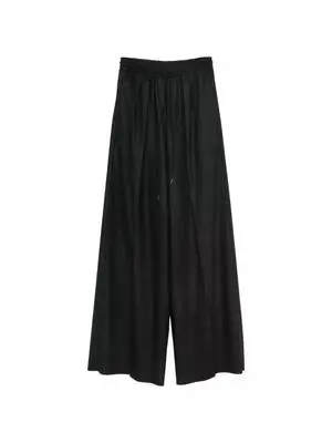 Max Mara MAX MARA Drawstring Waist Wide Leg Trousers Grey