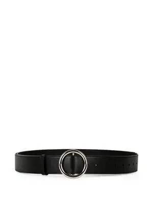 Givenchy Round-buckle Leather Belt