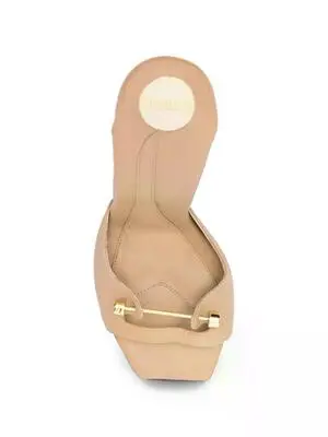 HARDOT Bar Detail Stiletto Sandals