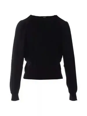 TWINSET V-Neck Puff Sleeve Sweater