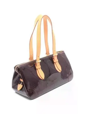 LOUIS VUITTON Rosewood Avenue Vernis Monogram Tote Bag - Brown