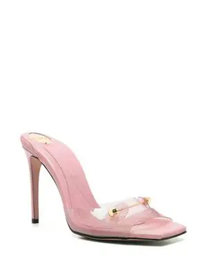 HARDOT Transparent Strap Stiletto Sandals - Pink