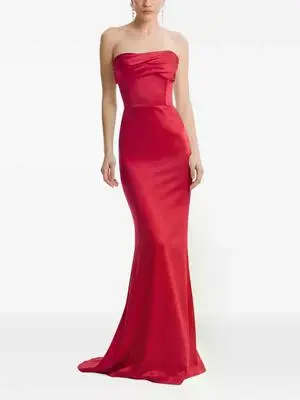FRAMBOISE Lyris Strapless Maxi Gown