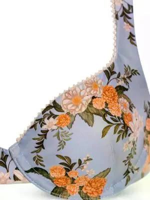 Agua Bendita Hacienda Valle Bikini Top - Blue