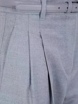 Max Mara Belted Pleated Trousers