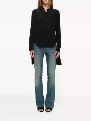 Zadig&Voltaire Turma Silk Shirt With Tie-detail Cuffs