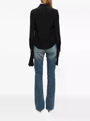 Zadig&Voltaire Turma Silk Shirt With Tie-detail Cuffs