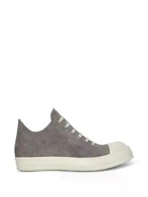 Rick Owens Leather Lace-up Sneakers
