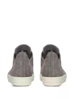 Rick Owens Leather Lace-up Sneakers