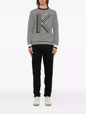 Kenzo Fair Isle Intarsia-knit Sweatshirt