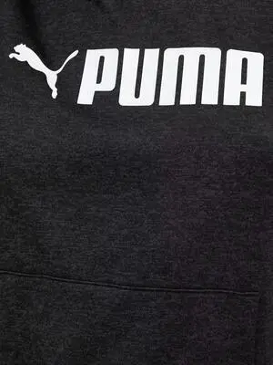 PUMA Logo Print Panelled Hoodie