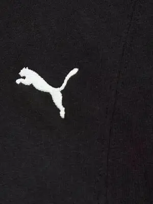 PUMA Logo Embroidered Drawstring Hoodie