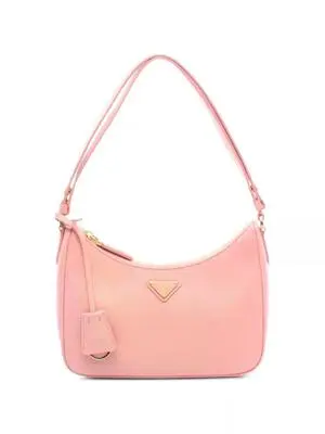 Prada PRADA Saffiano Leather Shoulder Bag Pink