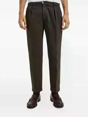 BRIGLIA 1949 Pleated Tapered-leg Trousers