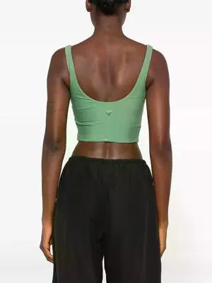 MACRON V-neck Cropped Performance Top